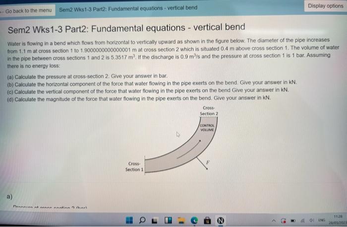 Solved The question is about Fundamental equations- Vertical | Chegg.com