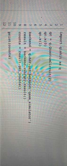 Solved can you run these codes in qiskit and take a | Chegg.com