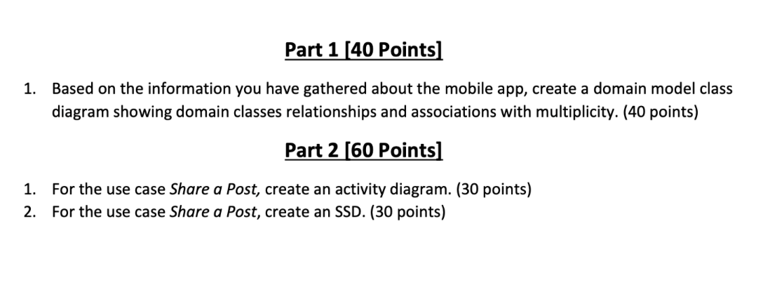 Solved Part 1 ﻿Based on the information you have gathered | Chegg.com