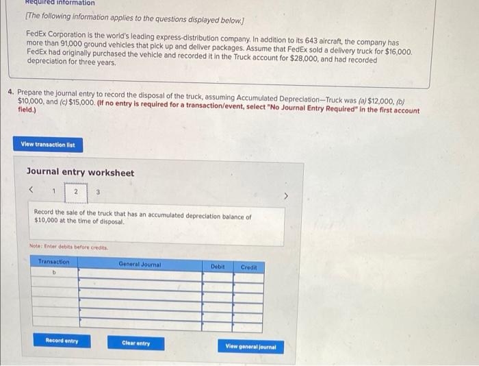 Solved Required information [The following information | Chegg.com