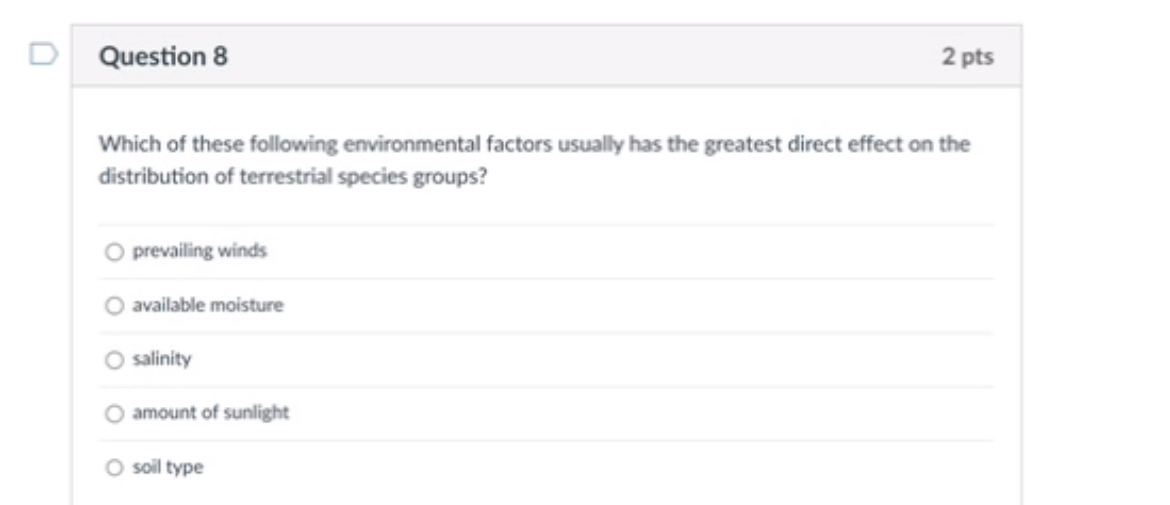 Solved Question 82 ﻿ptsWhich of these following | Chegg.com