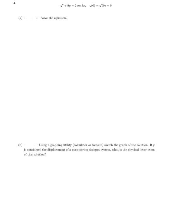 Solved comepletely solve 4 | Chegg.com