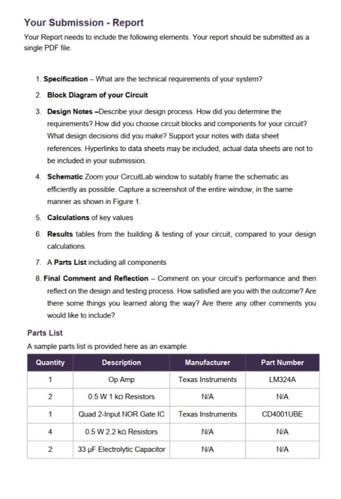 Solved Solve this step Your Submission - ﻿ReportYour Report | Chegg.com