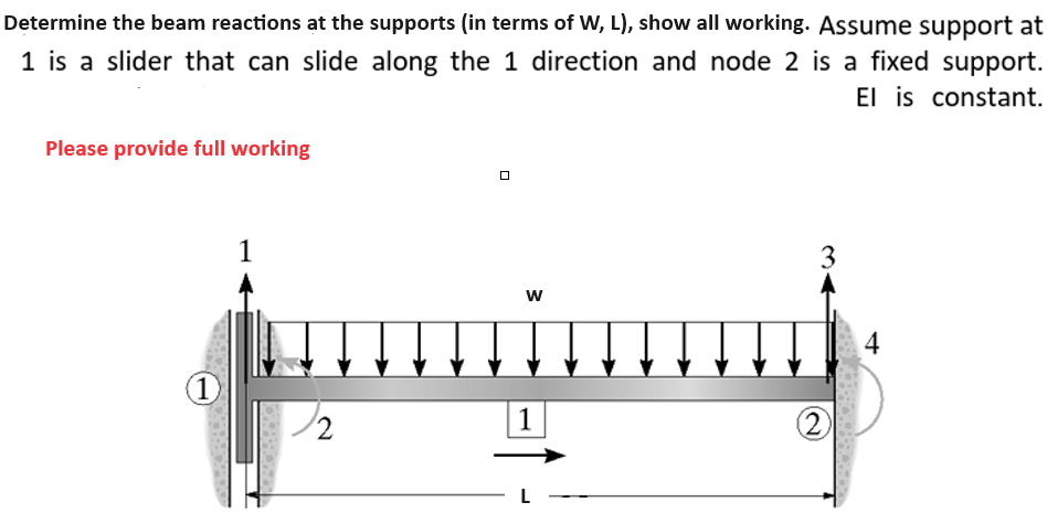 Solved Determine the beam reactions at the supports (in | Chegg.com