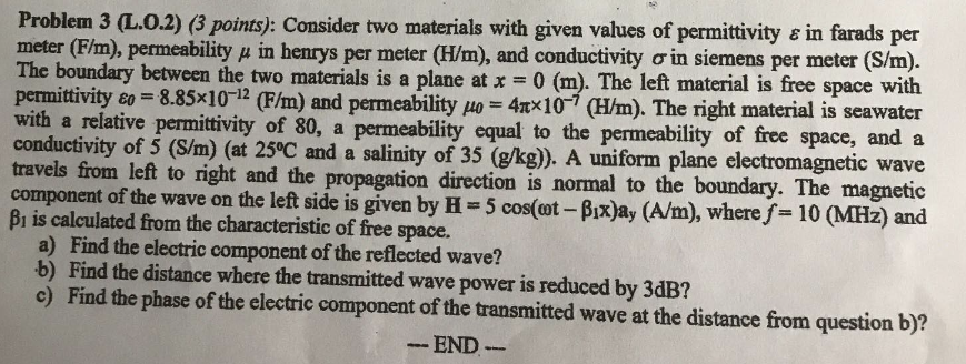 Solved Problem 3 (L.O.2) ( 3 ﻿points): Consider two | Chegg.com