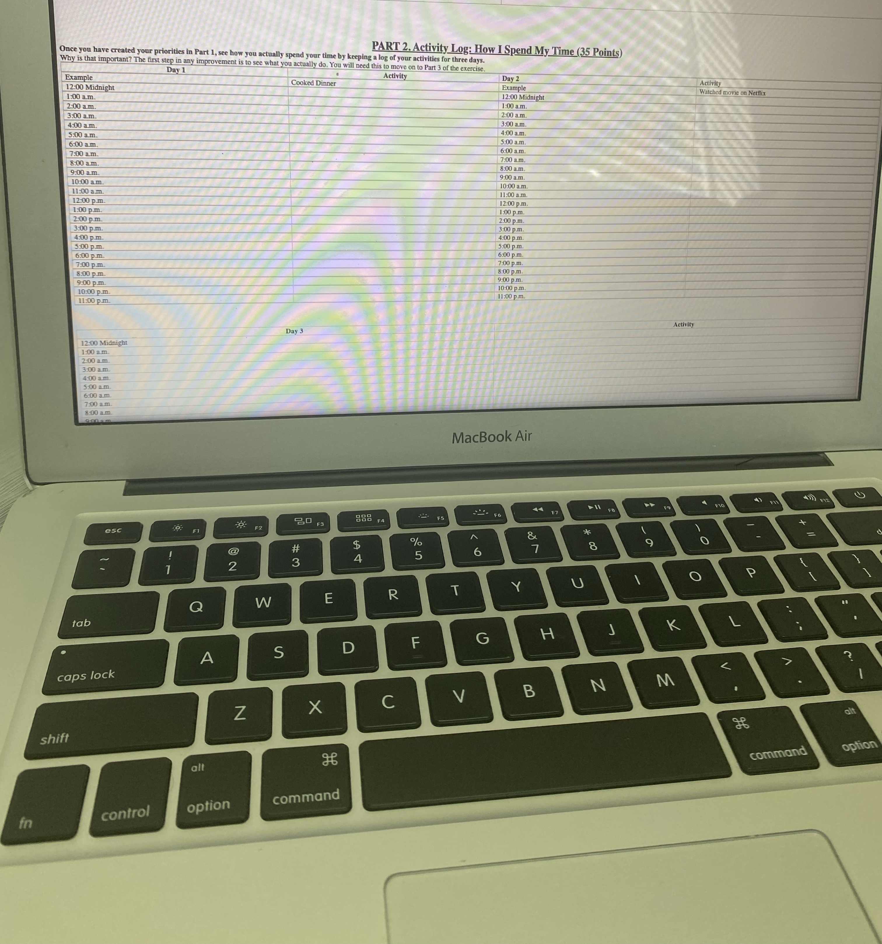 Solved Once you have created your priorities in Part 1, ﻿see | Chegg.com