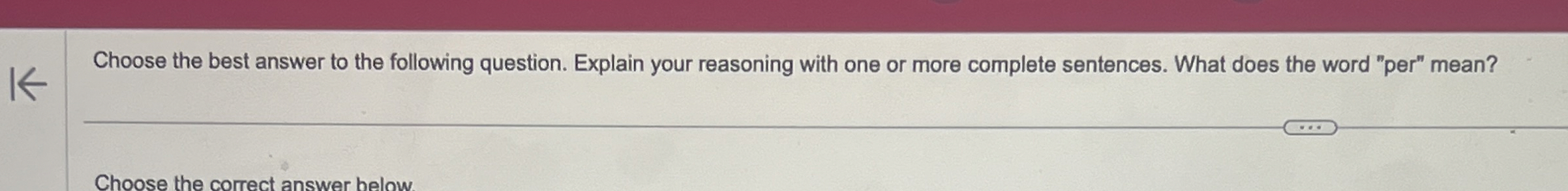 Choose the best answer to the following question. | Chegg.com