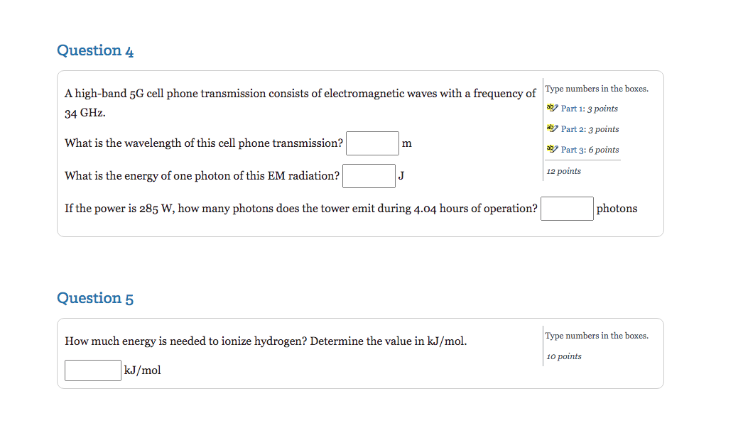 Solved Question 4A high-band 5G ﻿cell phone transmission | Chegg.com