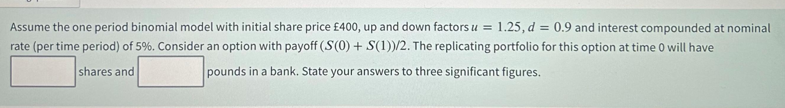 Solved Please hwlp fill in the 2 ﻿blanks to 3sf and i will | Chegg.com