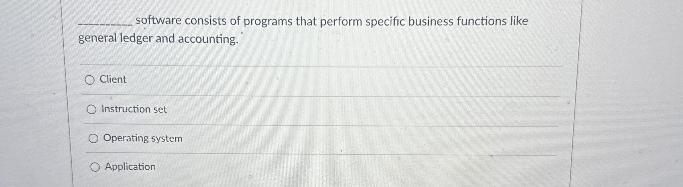 Solved software consists of programs that perform specific | Chegg.com