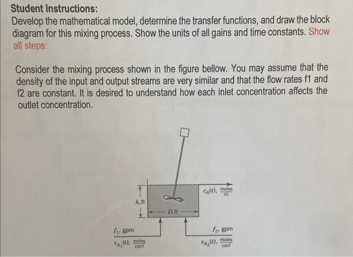 Solved Student Instructions: Develop the mathematical model, | Chegg.com
