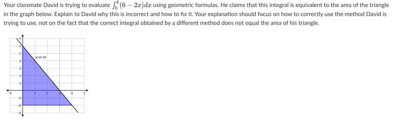 Solved Your classmate David is trying to evaluate | Chegg.com