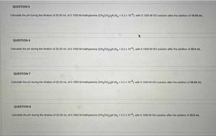 Solved Calcuate the pH during the teration of 20.00 mL of | Chegg.com