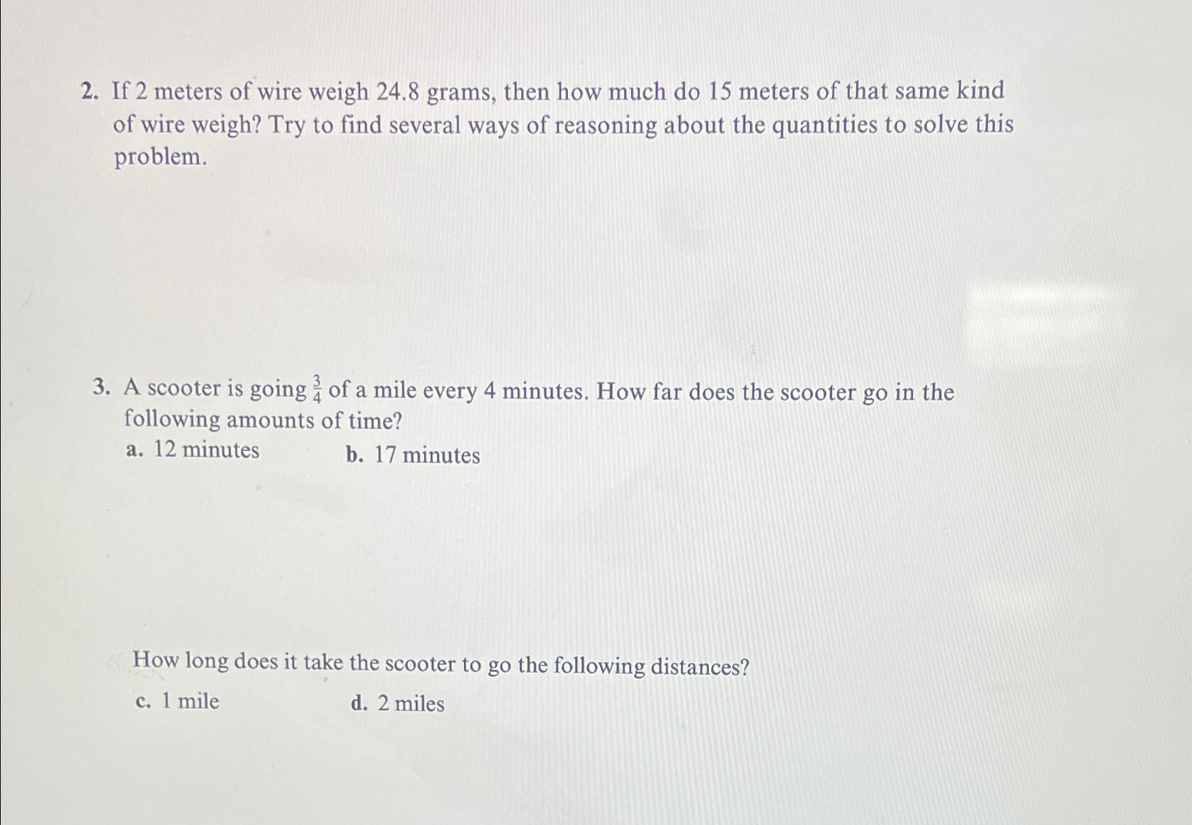 Solved If 2 ﻿meters of wire weigh 24.8 ﻿grams, then how much | Chegg.com