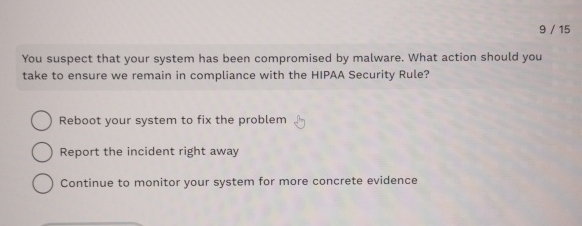 Solved 915You suspect that your system has been compromised | Chegg.com