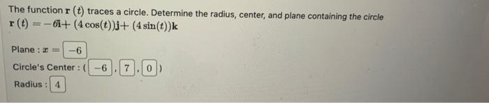 Solved Find a parametrization of the circle of radius 5 with | Chegg.com