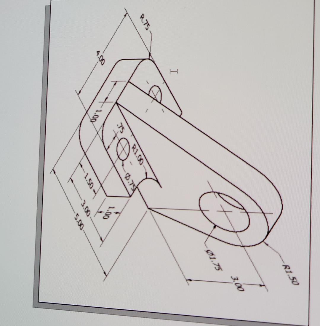 Solved create multiview drawings, front top side, and use | Chegg.com