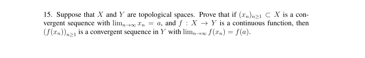 Solved Suppose that x ﻿and Y ﻿are topological spaces. Prove | Chegg.com