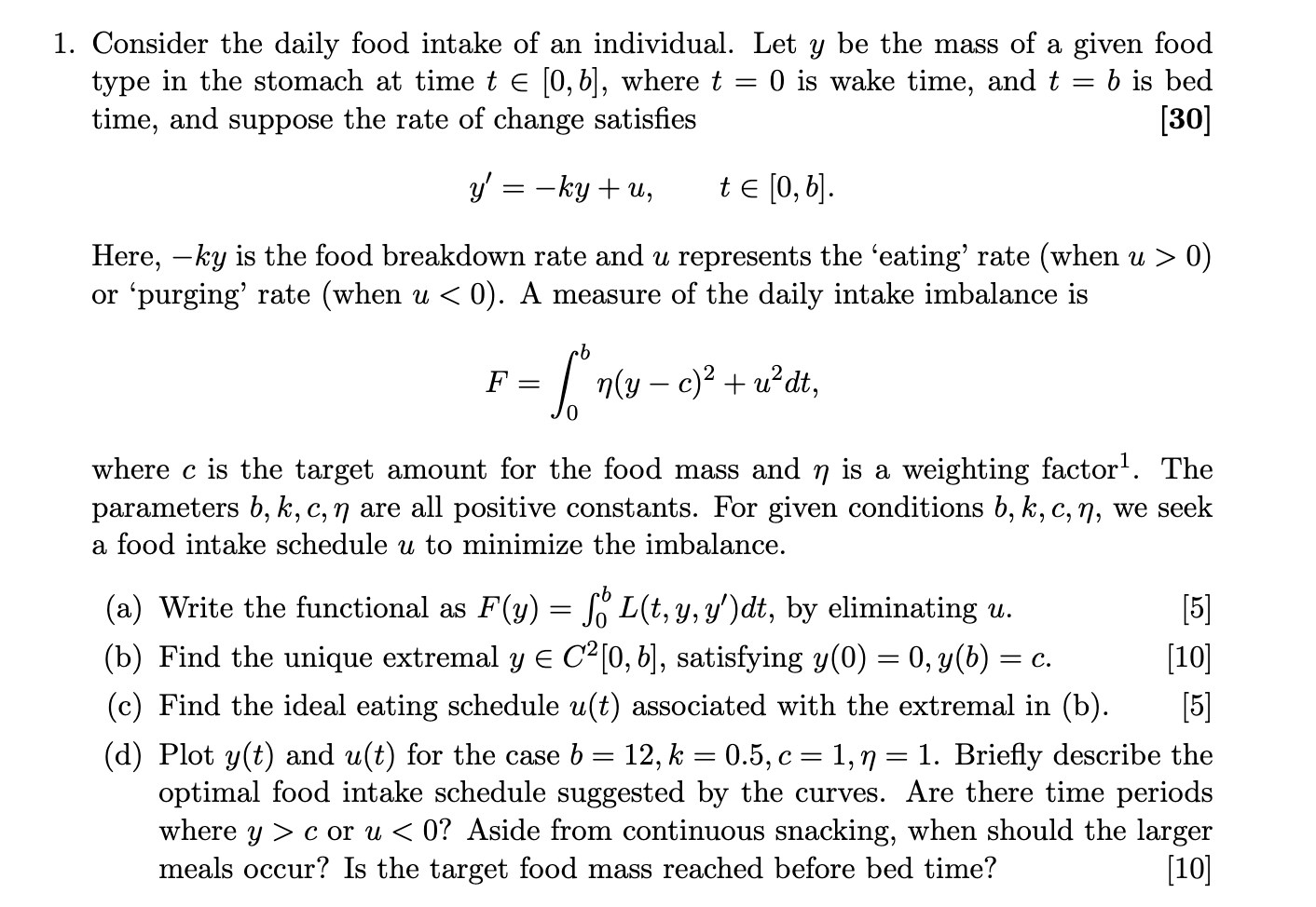 Show steps and solution: Consider the daily food | Chegg.com