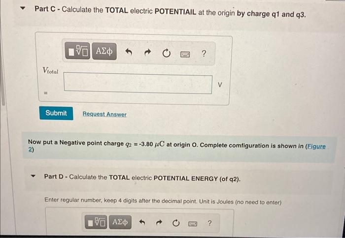 Solved 4 of 7 02 (POS) Electric POTENTIAL and electric | Chegg.com