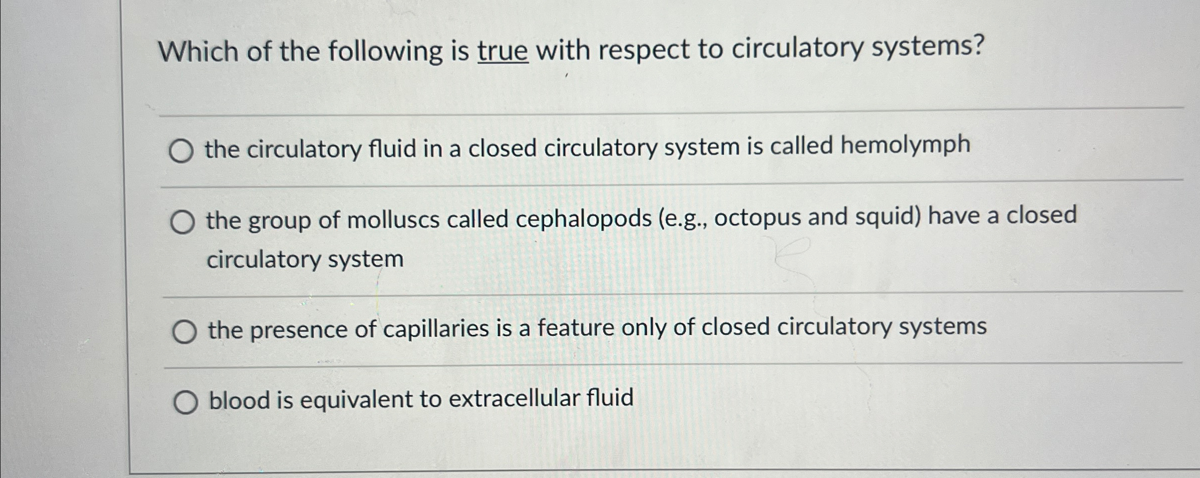 Solved Which of the following is true with respect to | Chegg.com