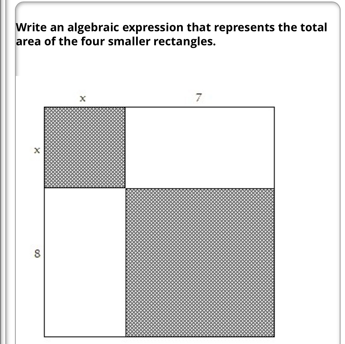 Solved Write an algebraic expression that represents the | Chegg.com
