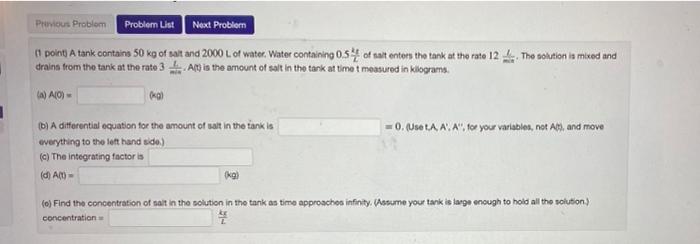 Solved Previous Problom Problem List Next Problem 1 Point 1397