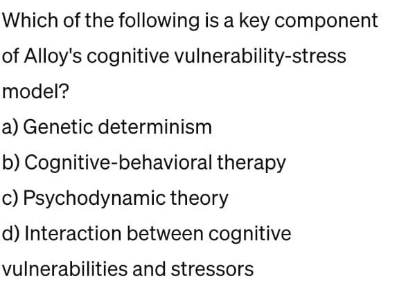 Solved Which of the following is a key component of Alloy's | Chegg.com