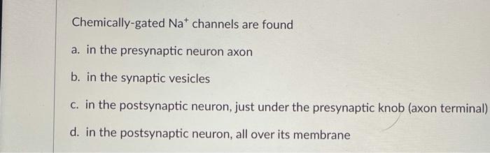Solved Temporal summation occurs when a. two excitatory | Chegg.com