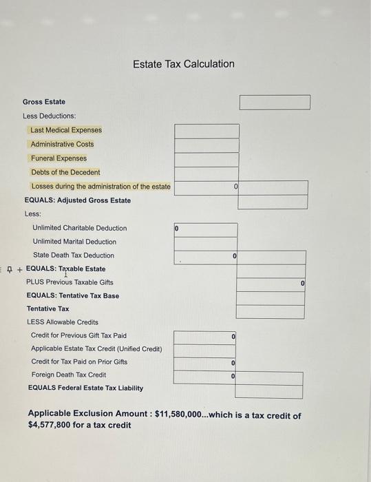 Chapter 6: Gross Estate Calculation and Estate Tax | Chegg.com