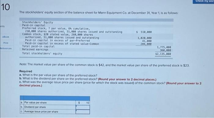 Solved 10 ints eBook Print References Check my work The | Chegg.com