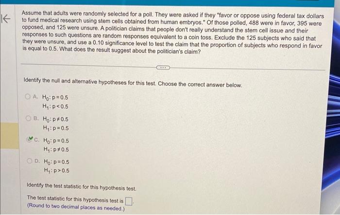 Solved Use technology to find the P-value for the hypothesis | Chegg.com