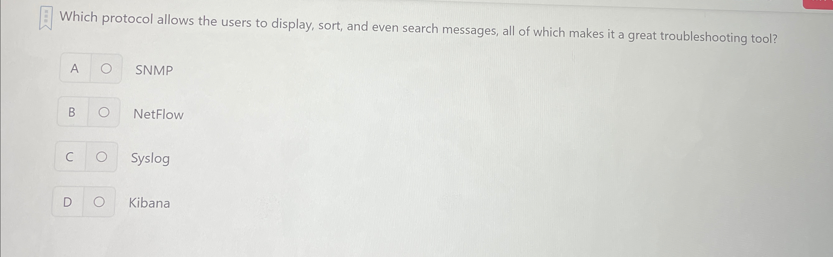 Solved Which protocol allows the users to display, sort, and | Chegg.com