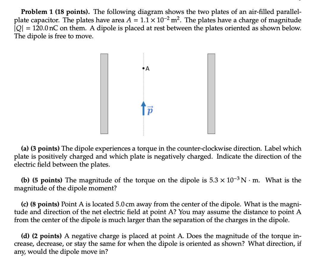 Problem 1 (18 ﻿points). ﻿The following diagram shows | Chegg.com