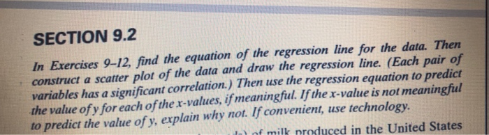 Solved SECTION 9.2 In Exercises 9-12, find the equation of | Chegg.com