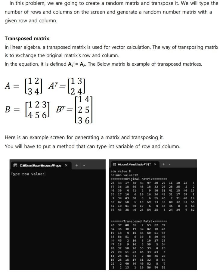 Solved In this problem, we are going to create a random | Chegg.com