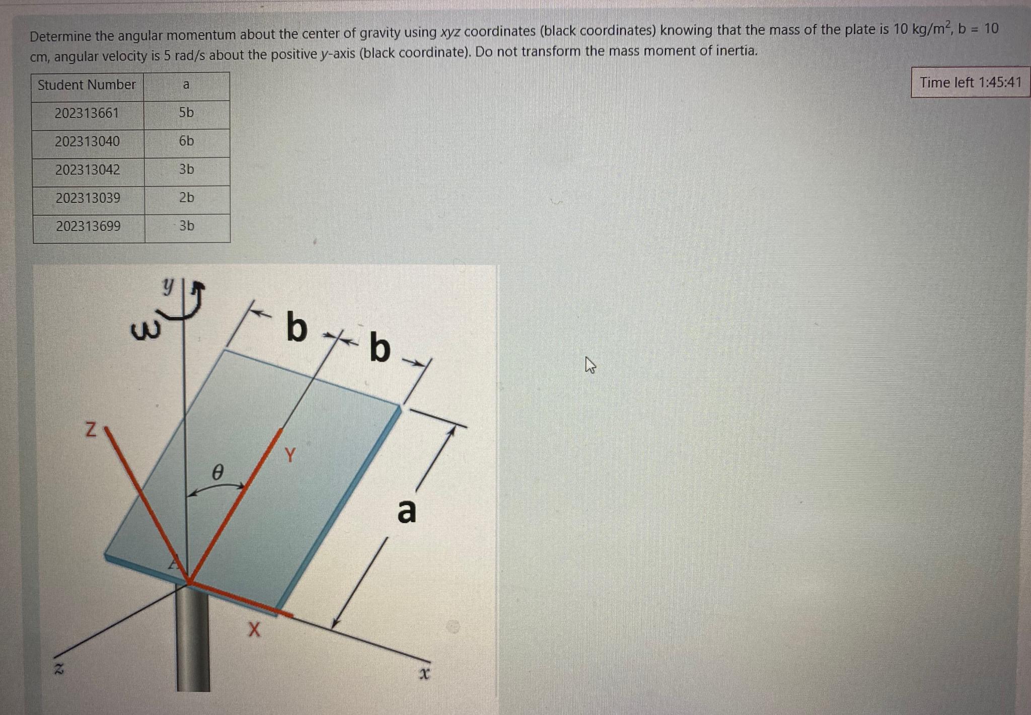 Solved Use a= 3b last row | Chegg.com