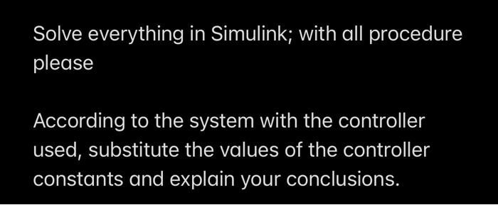 Solved Solve everything in Simulink; with all procedure | Chegg.com
