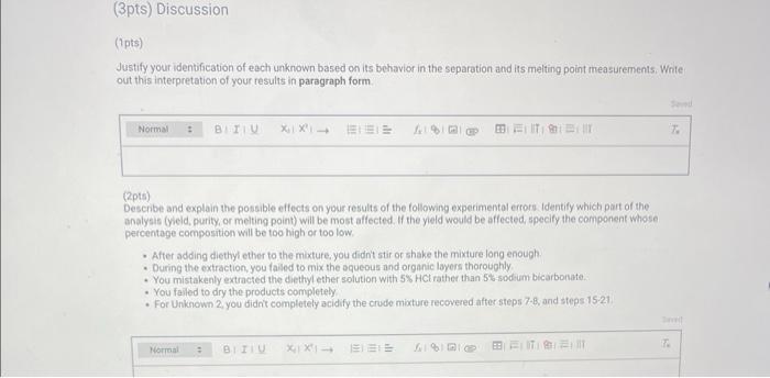 Complete the tables and calculations to present your | Chegg.com