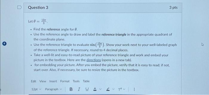 Solved Let θ=600∘. - Find the reference angle for θ. - Use | Chegg.com