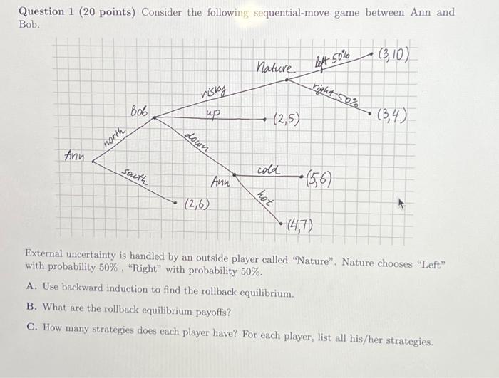 Solved Question 1 (20 points) Consider the following | Chegg.com