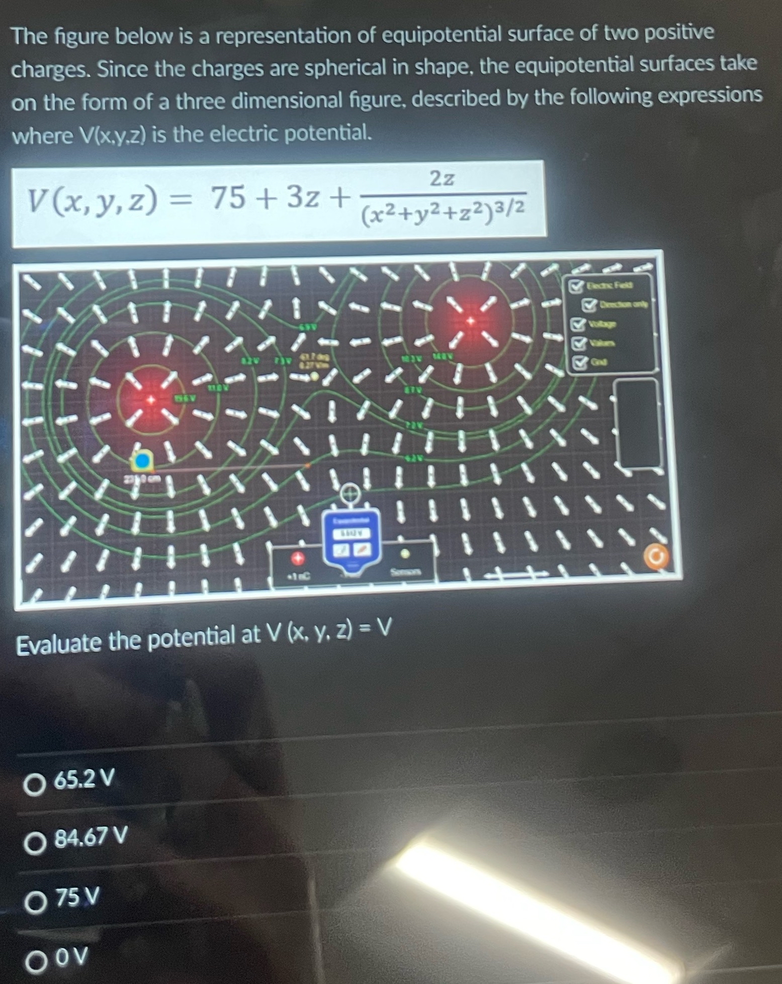 The figure below is a representation of equipotential | Chegg.com