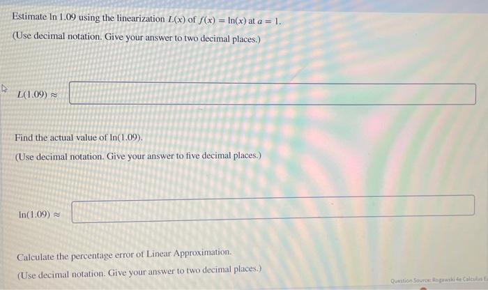 Solved hello! i am struggling with linearization. please | Chegg.com