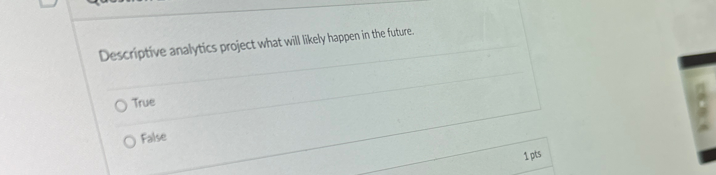 Solved Descriptive analytics project what will likely happen | Chegg.com