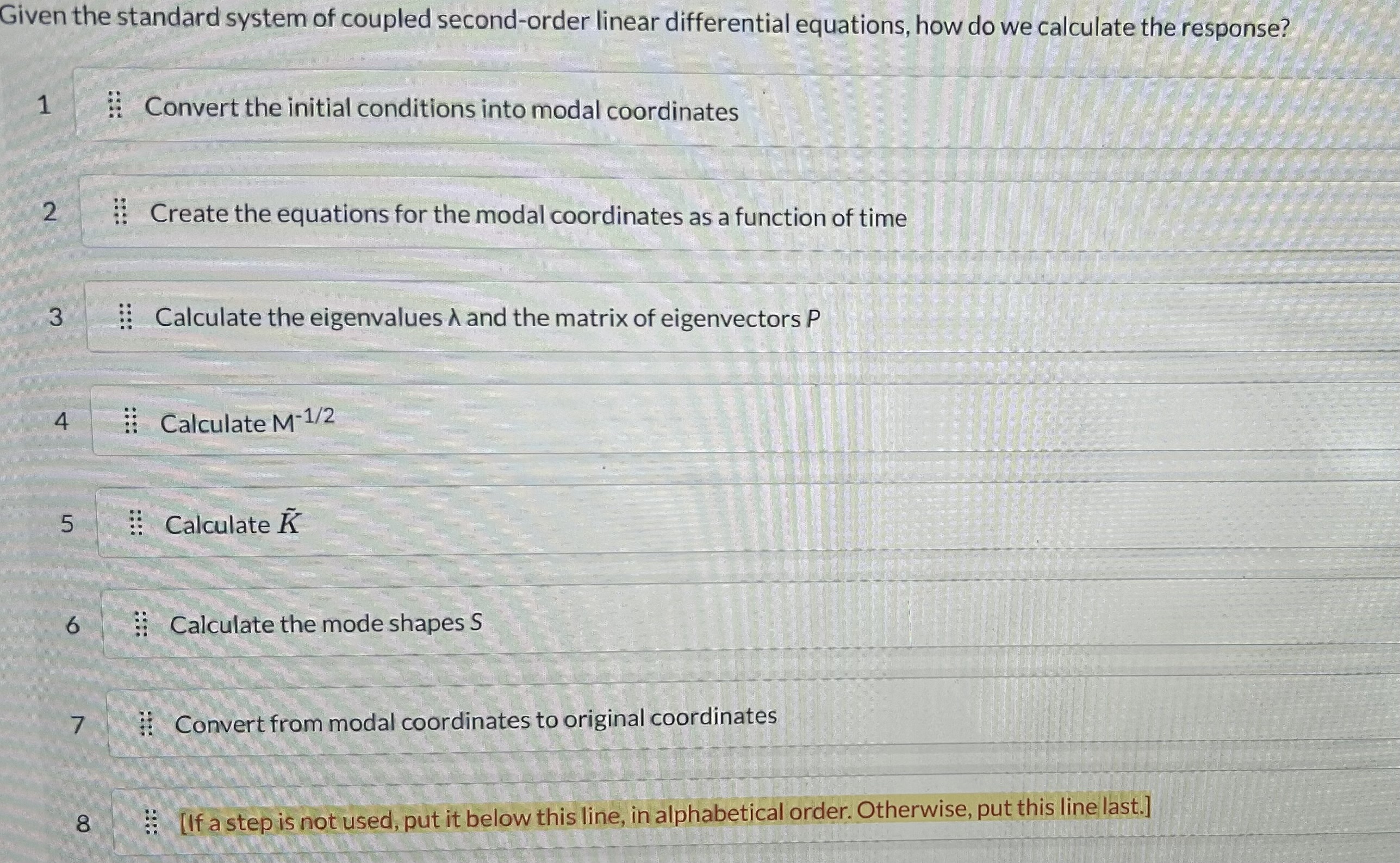 Solved Given the standard system of coupled second-order | Chegg.com