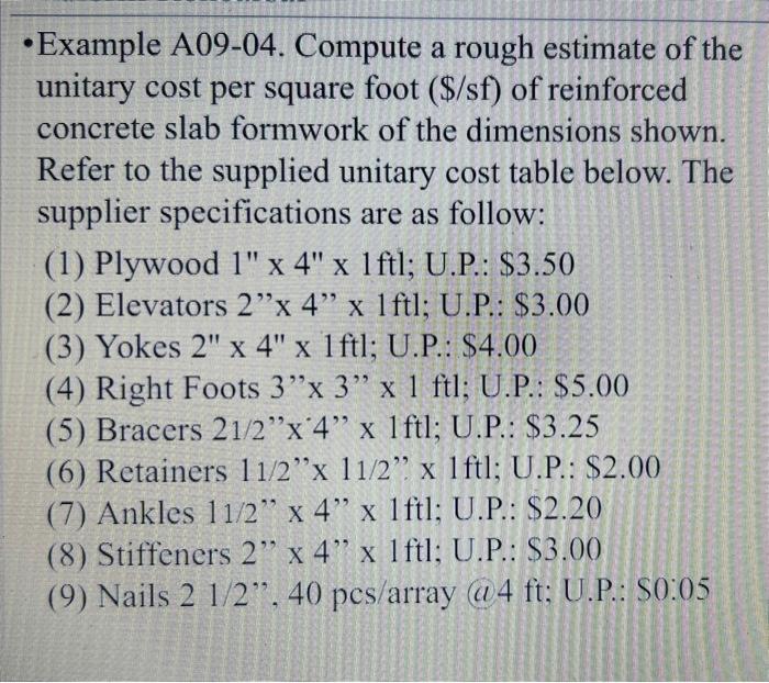 Solved -Example A09-04. Compute a rough estimate of the | Chegg.com