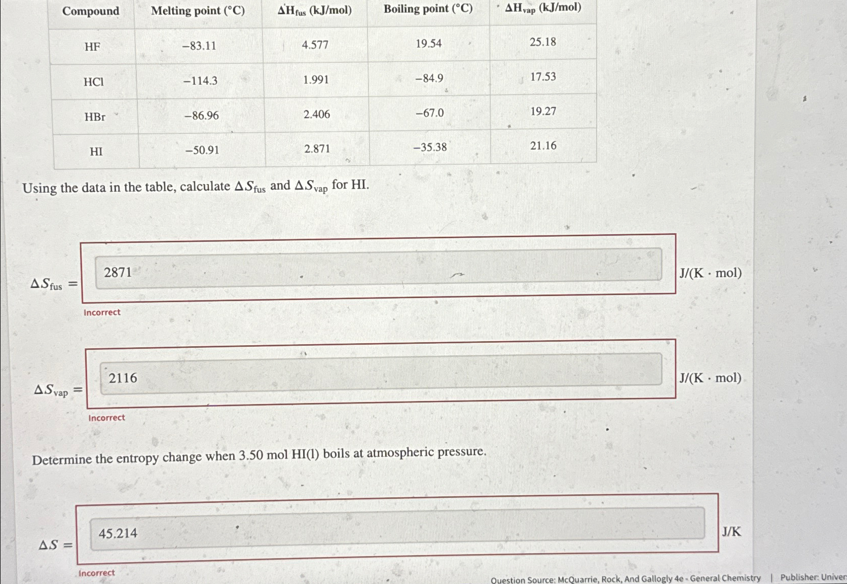 Solved \table[[Compound,Melting point | Chegg.com