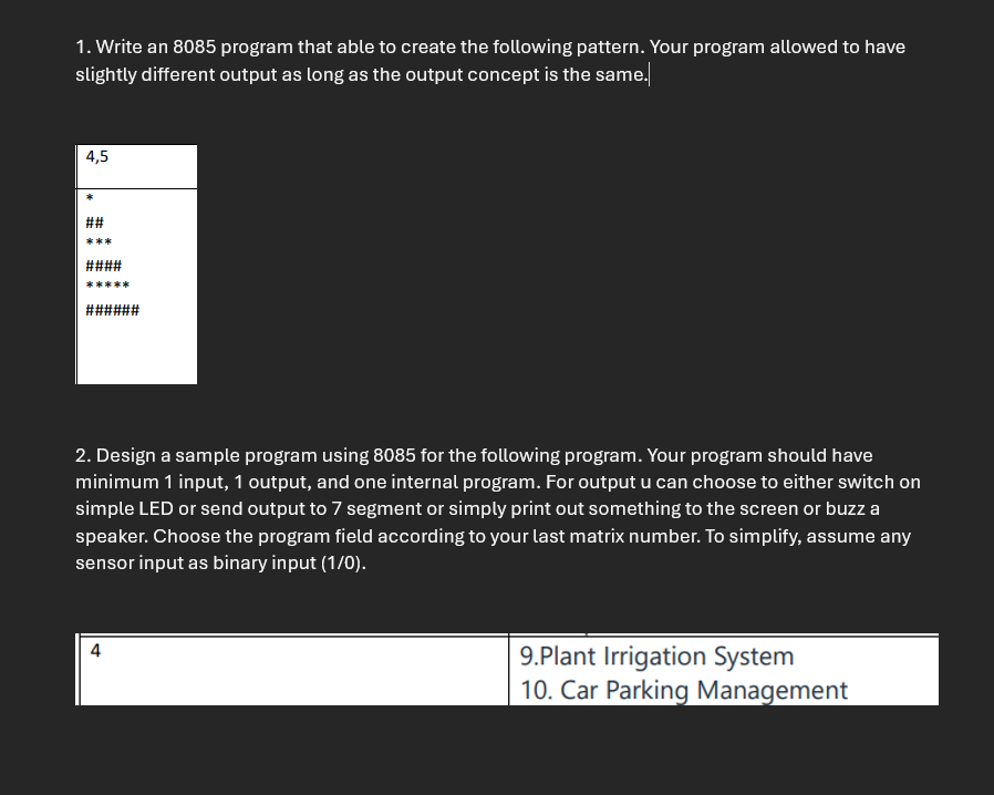 Solved computer science for question 2, ﻿ choose 1 ﻿only ( | Chegg.com
