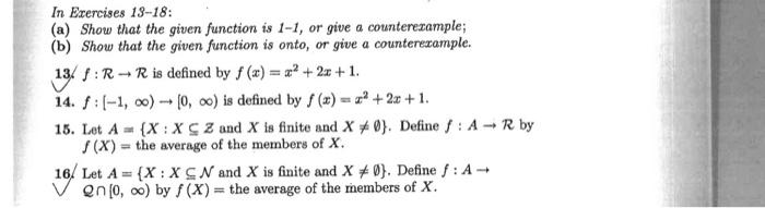 Solved In Exercises 13-18: (a) Show that the given function | Chegg.com