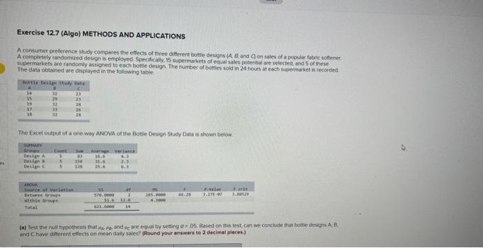 Solved Exercise 127 Algo Methods And Applications A 